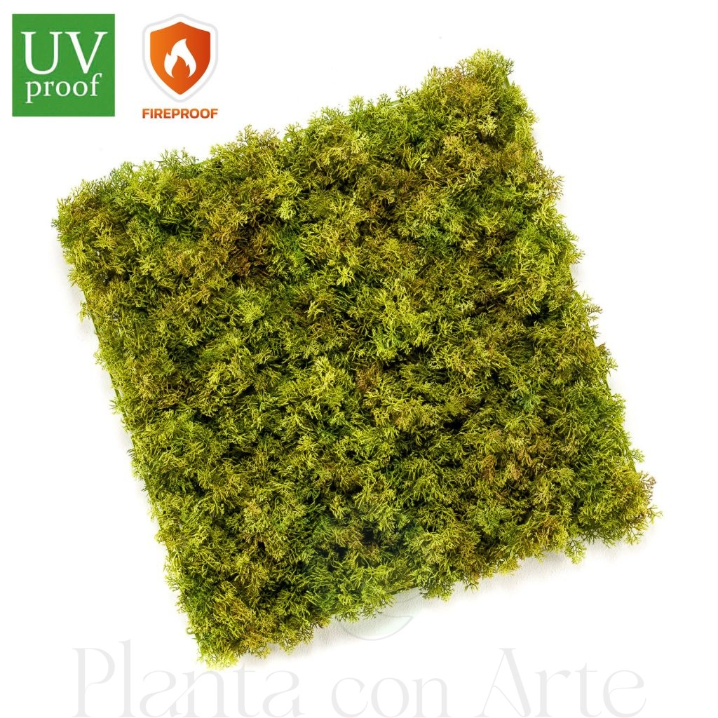 Jardín vertical Ignífugo de MUSGO artificial con Protección UV